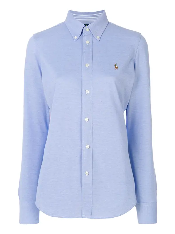 Polo Ralph Lauren Slim Oxford Shirt - Blue