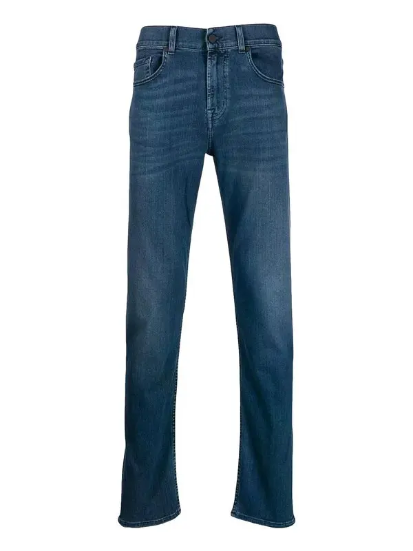 7 For All Mankind Slimmy Tapered Jeans - Blue