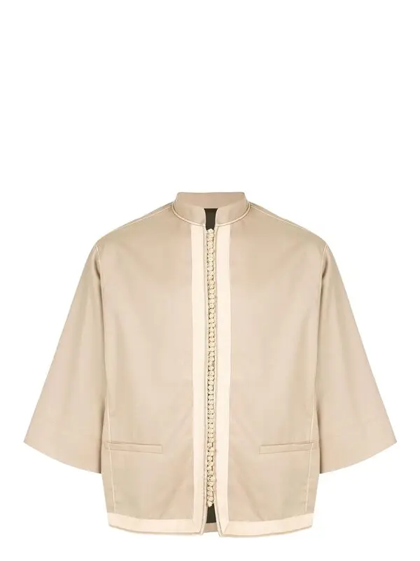 HAIDER ACKERMANN Chinese Styled-shirt - Brown