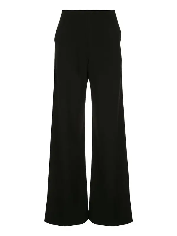 PAULA KNORR Wide Leg Trousers - Black