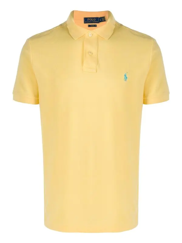 Polo Ralph Lauren Embroidered Logo Polo Shirt - Yellow