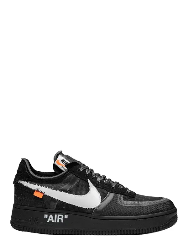 Nike X Off White Air Force 1 Low Sneakers - Black