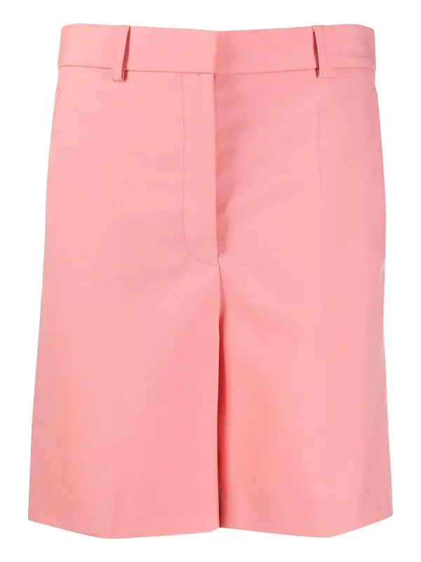 Stella McCartney High-waisted Tailored Shorts - Pink