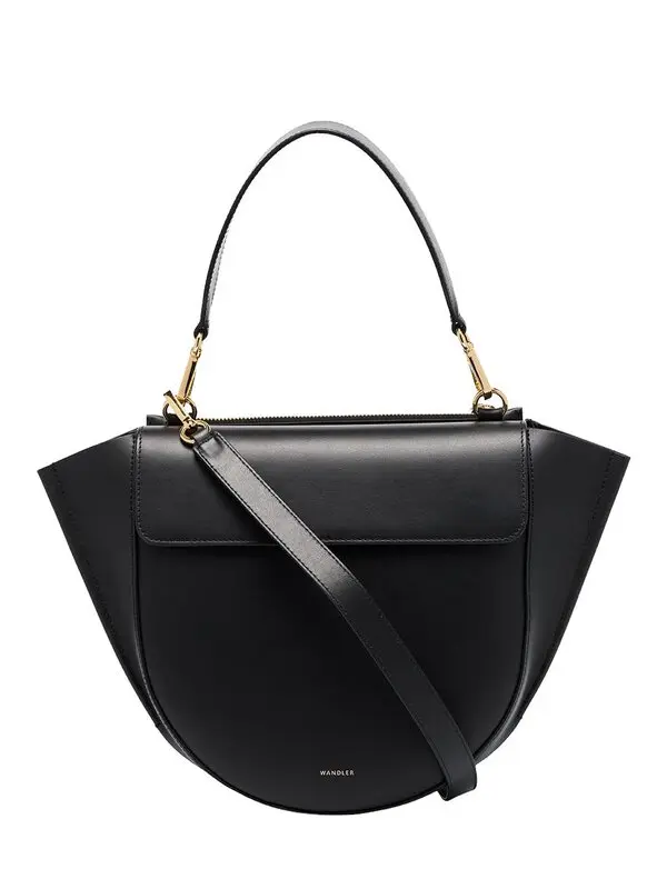 WANDLER Hortensia Medium Tote Bag - Black