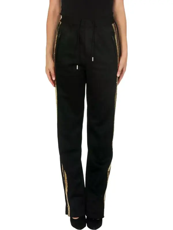 Dsquared2 Sequin-embellished Track Pants - Black