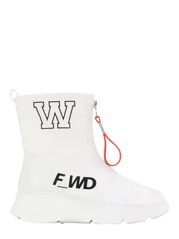 F_WD Ankle Boots - White