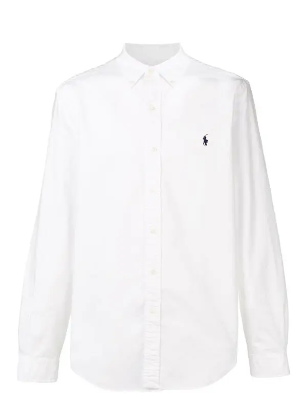 Polo Ralph Lauren Embroidered Logo Shirt - White