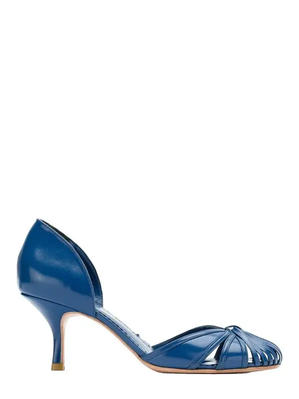 STUDIO CHOFAKIAN Leather Pumps - Blue