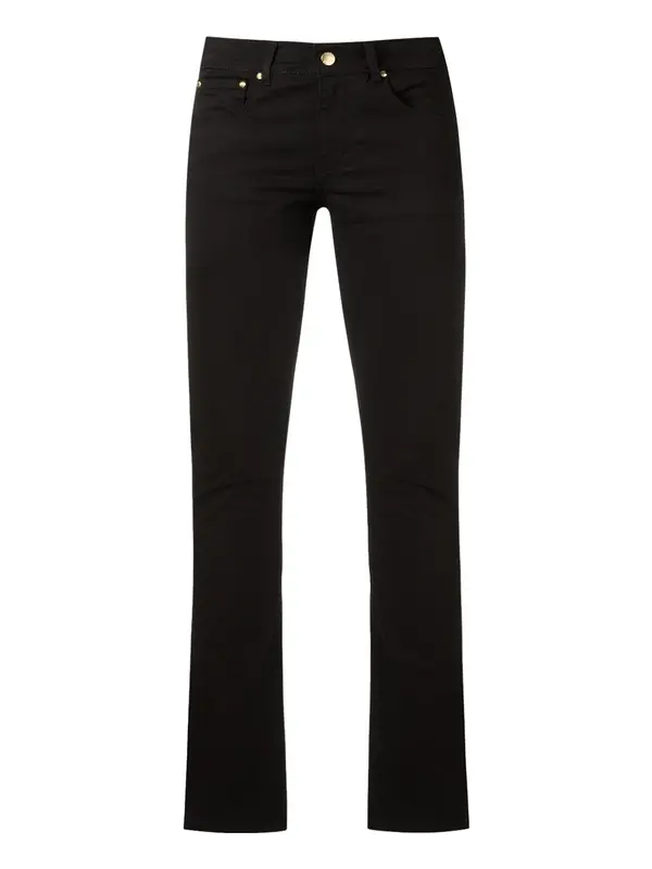 AMAPO Mid Rise Skinny Jeans - Black