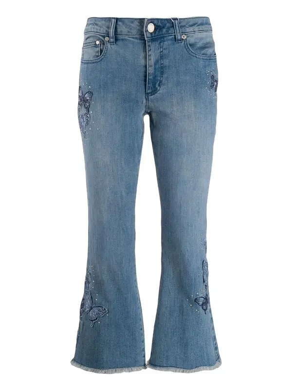 Michael Kors Cropped Jeans - Blue
