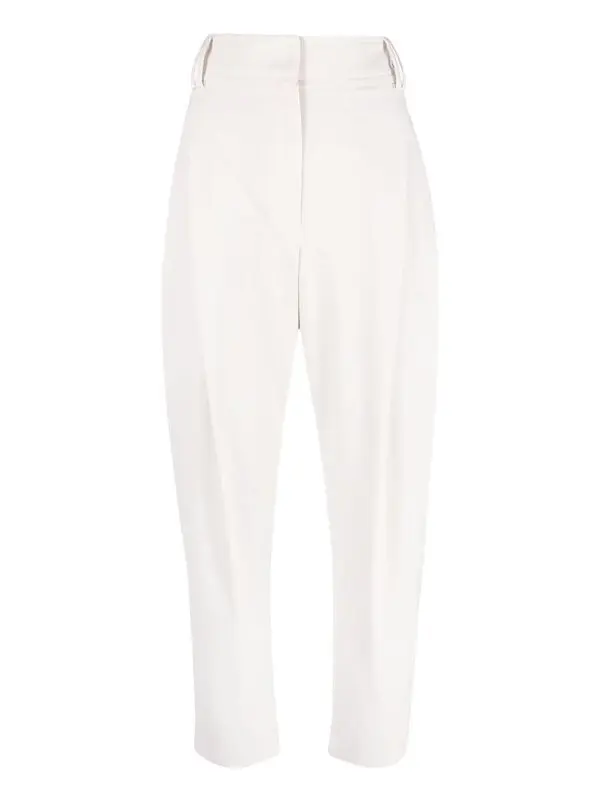 Brunello Cucinelli Tapered Leg Trousers - Neutrals