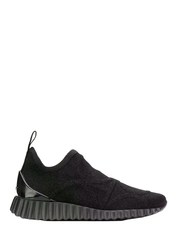 FERRAGAMO Wave-sole Sneakers - Black