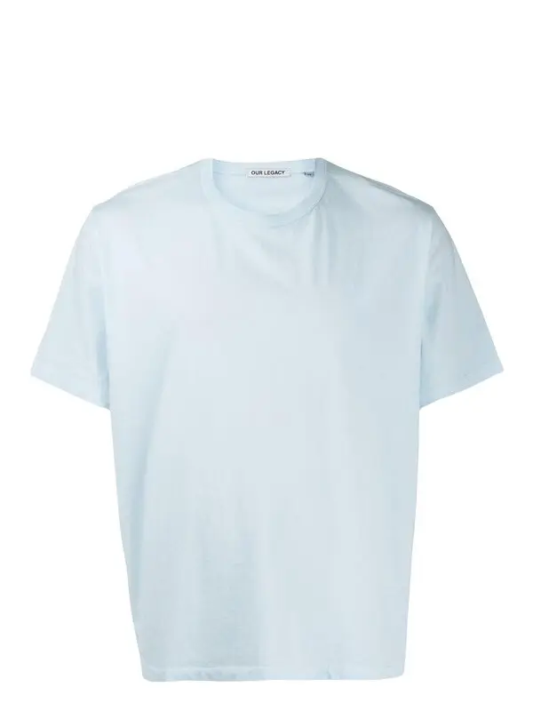 Our Legacy Crew-neck Cotton T-shirt - Blue