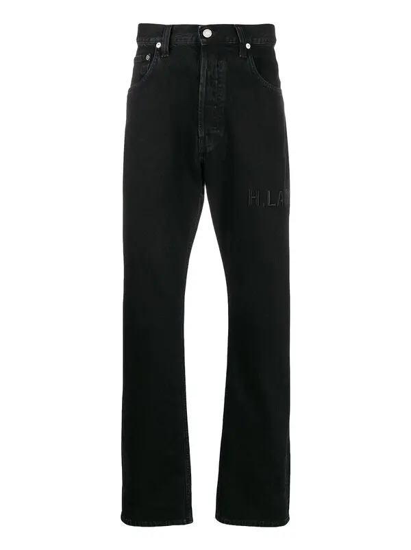 Helmut Lang High-rise Straight Leg Jeans - Black