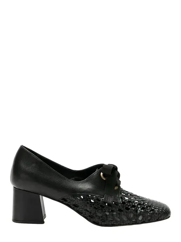 STUDIO CHOFAKIAN Romance Leather Pumps - Black