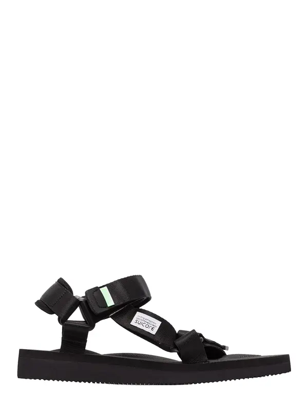 Suicoke Depa Flat Sandals - Black