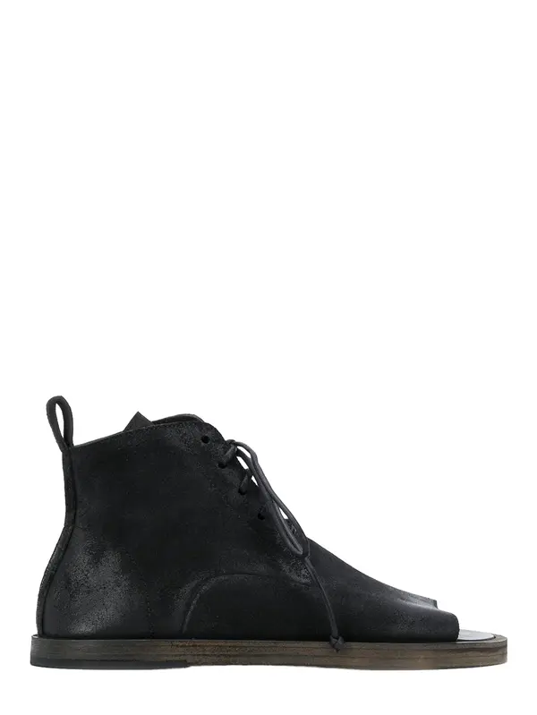 Marsèll Sandello Open-toe Boots - Black