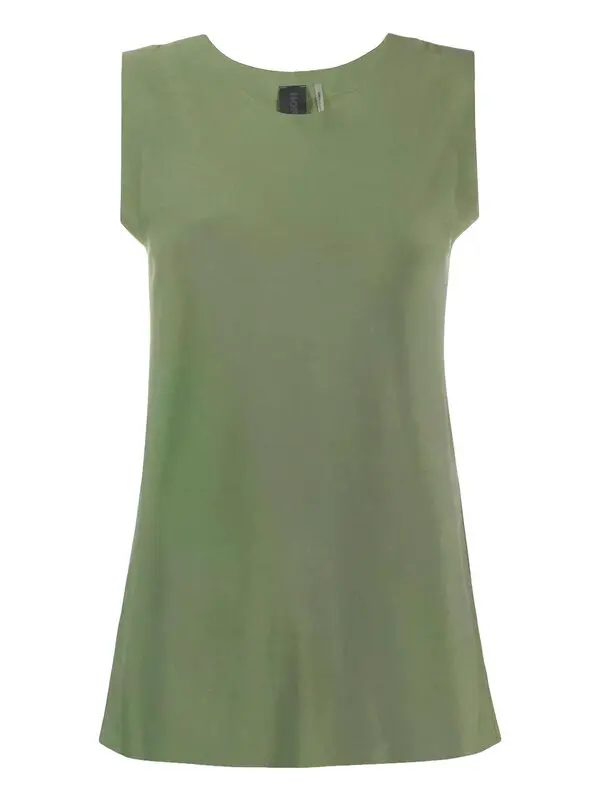 Norma Kamali Round Neck Tank Top - Green