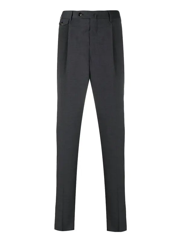 PT TORINO Slim-fit Tailored Trousers - Grey