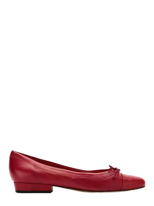 STUDIO CHOFAKIAN Leather Ballerinas - Red