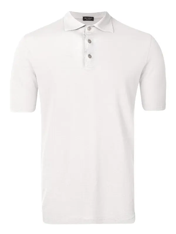 DELL'OGLIO Slim Polo T-shirt - White
