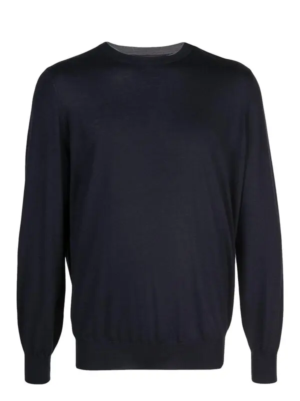 Brunello Cucinelli Crew Neck Jumper - Blue