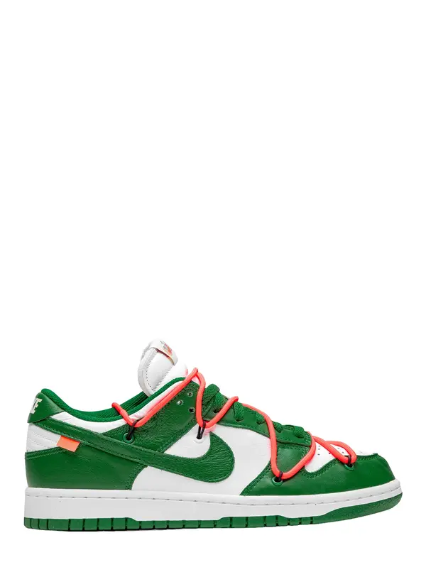 Nike X Off White Dunk Low Pine Sneakers - Green