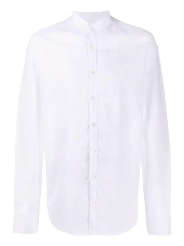 DELL'OGLIO Plain Buttoned Shirt - White