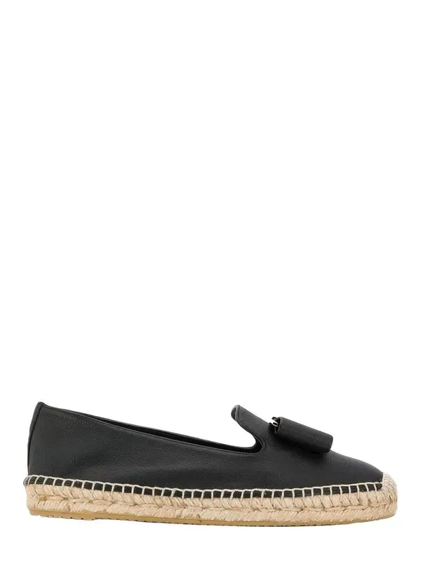FERRAGAMO Sannio Espadrilles - Black