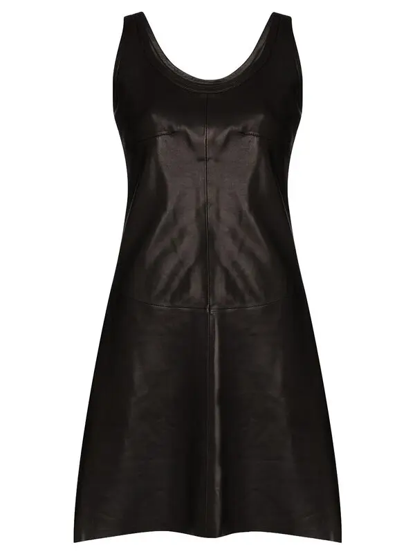 Helmut Lang Sleeveless A-line Mini Dress - Black