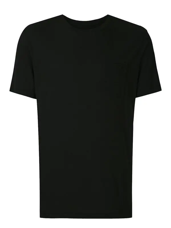 OSKLEN Chest Pocket Crew Neck T-shirt - Black