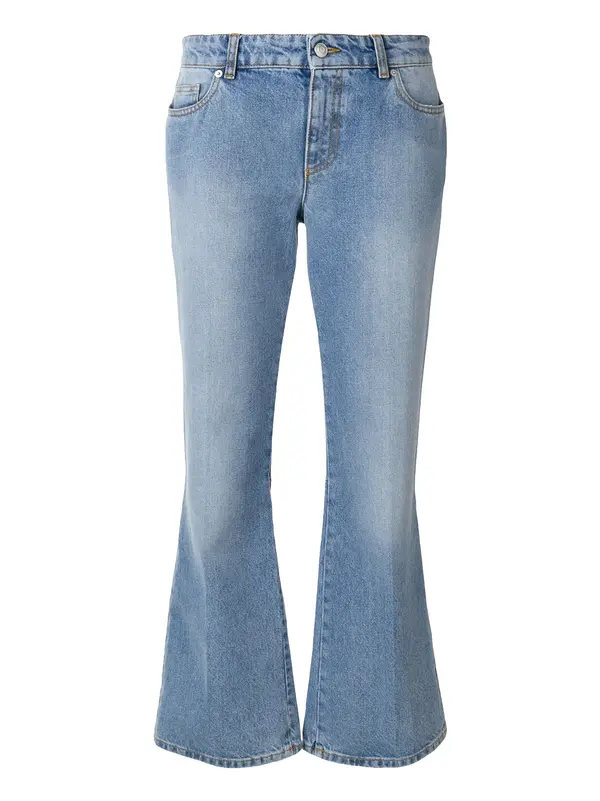Alexander McQueen Flared Jeans - Blue