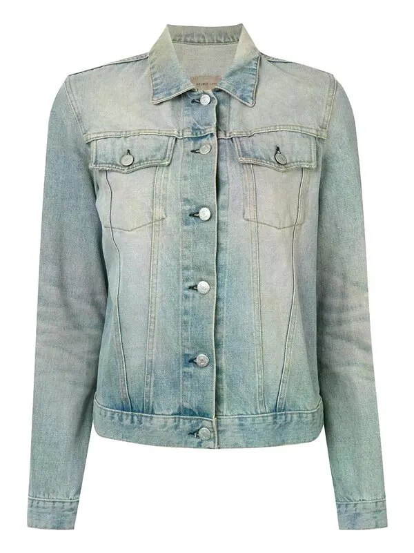Helmut Lang Stonewashed Denim Jacket - Blue