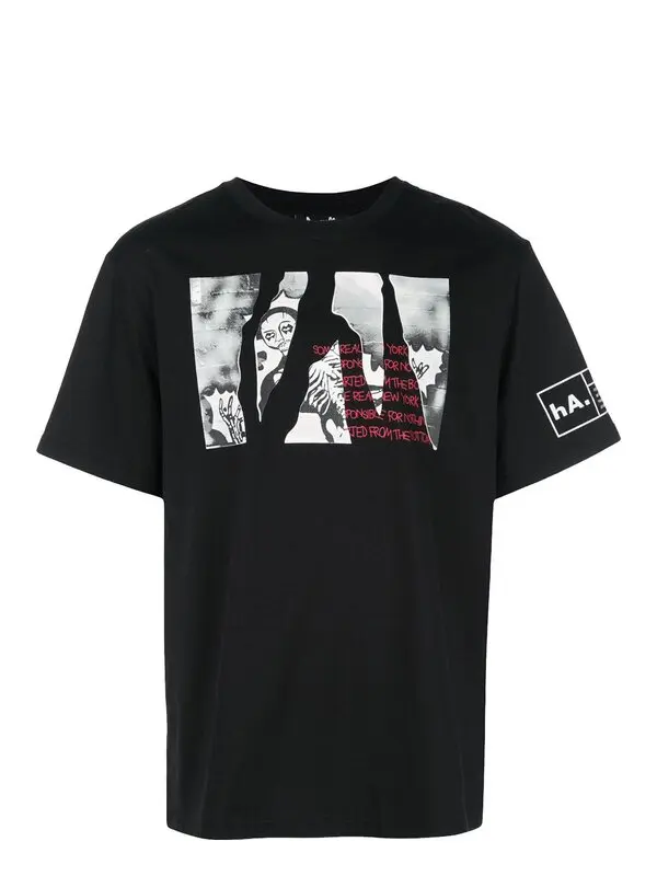 HACULLA. Torn Away T-shirt - Black