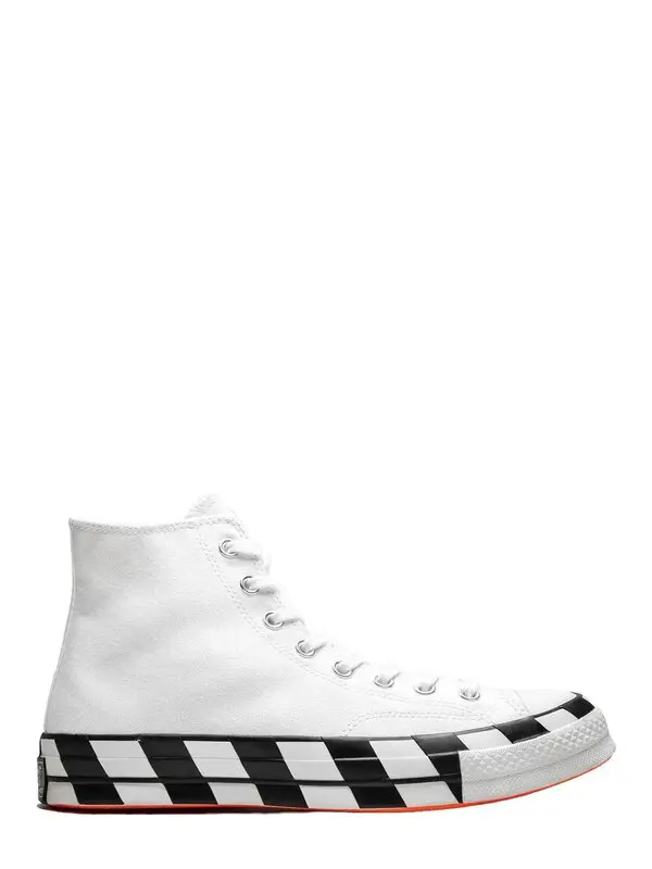 CONVERSE X Off- Chuck Taylor All-star 70s Hi Sneakers - White