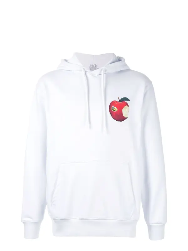 PALACE Big Apple Drawstring Hoodie - White