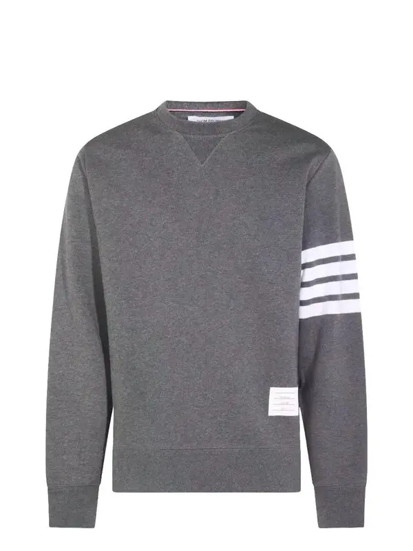 Thom Browne Classic Loopback 4-bar Sweatshirt - Grey