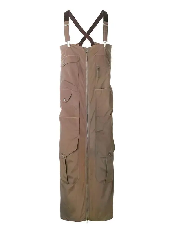 Jean Paul Gaultier Zip-through Apron - Brown