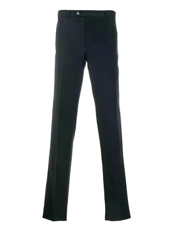 DELL'OGLIO Straight-leg Trousers - Blue