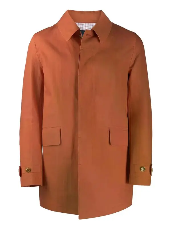 Comme Des Garçons Boxy Buttoned Jacket - Orange