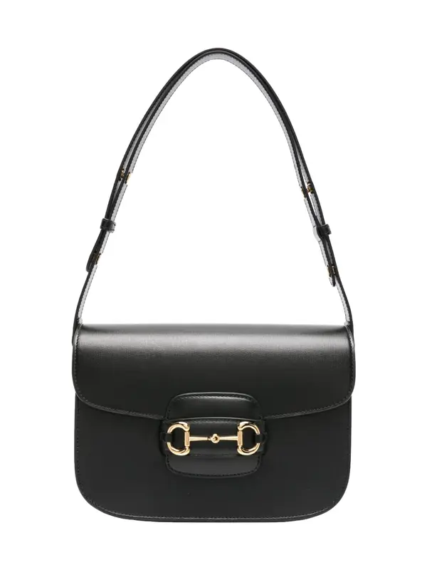 Gucci 1955 Horsebit Shoulder Bag - Black