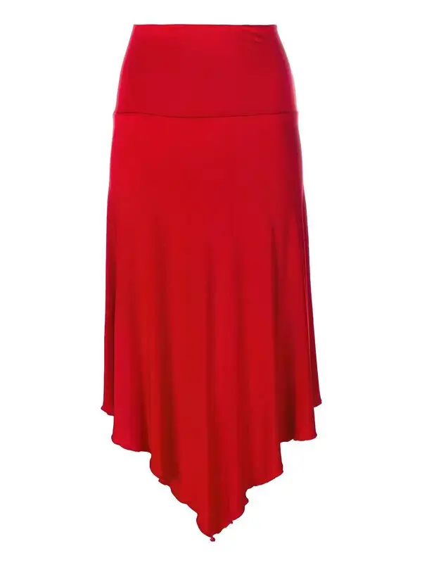 Jean Paul Gaultier Asymmetric Skirt - Red