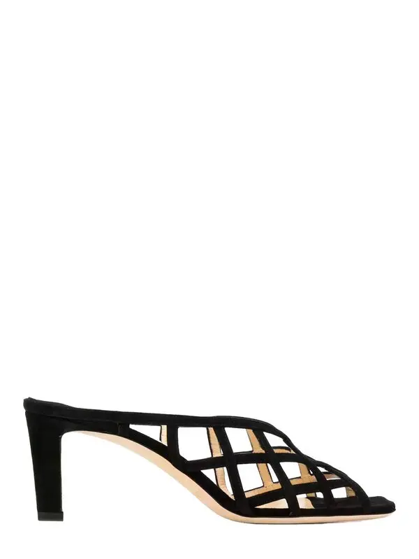 JIMMY CHOO Sai 65mm Open-toe Mules - Black