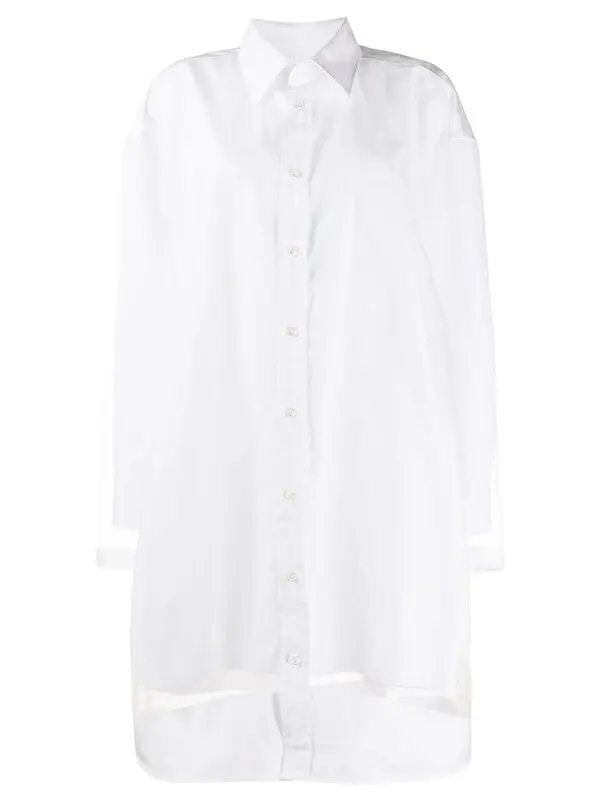 MAISON MARGIELA Panelled Shirt Dress - White