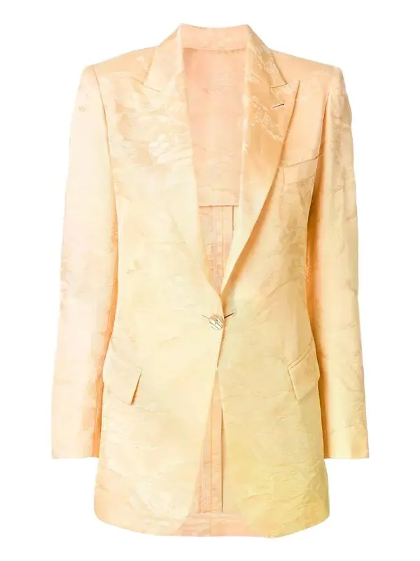 Jean Paul Gaultier Floral Jacquard Blazer - Pink