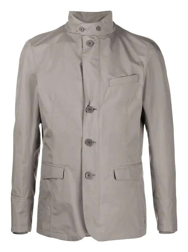 Herno Tailored Technical Blazer - Grey
