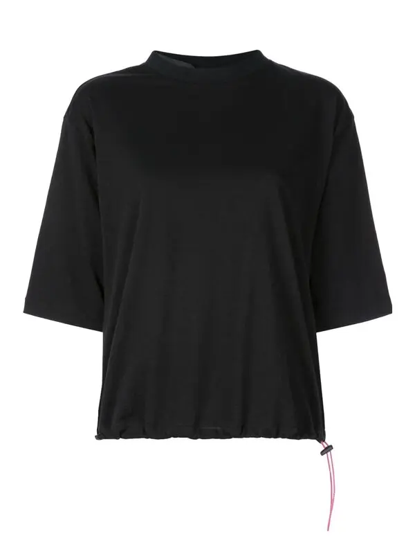 BEN TAVERNITI UNRAVEL PROJECT Drawstring T-shirt - Black