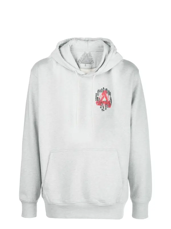 PALACE Jheeze Drawstring Hoodie - Grey