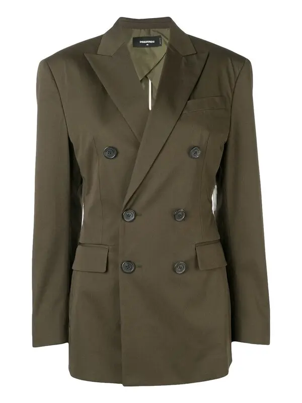 Dsquared2 Double-breasted Blazer - Green