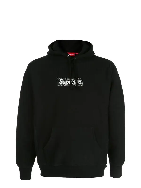 Supreme Bandana Box Logo Hoodie - Black